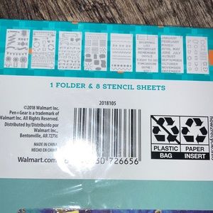 Other | Pencil Pouch Stencils 1 Markers | Poshmark